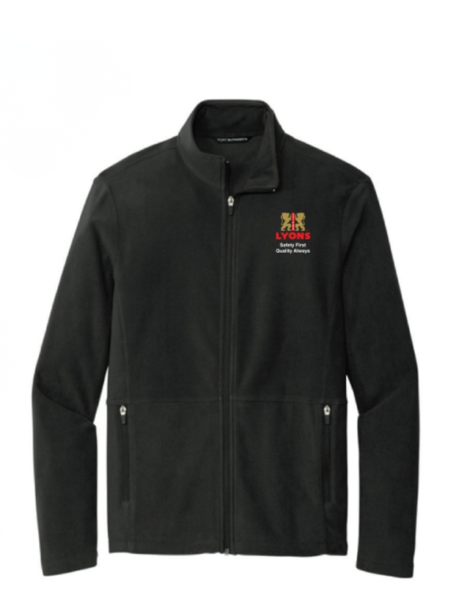 NEW! Lyons Safety First Quality Always - Men's Accord Microfleece Jack ...