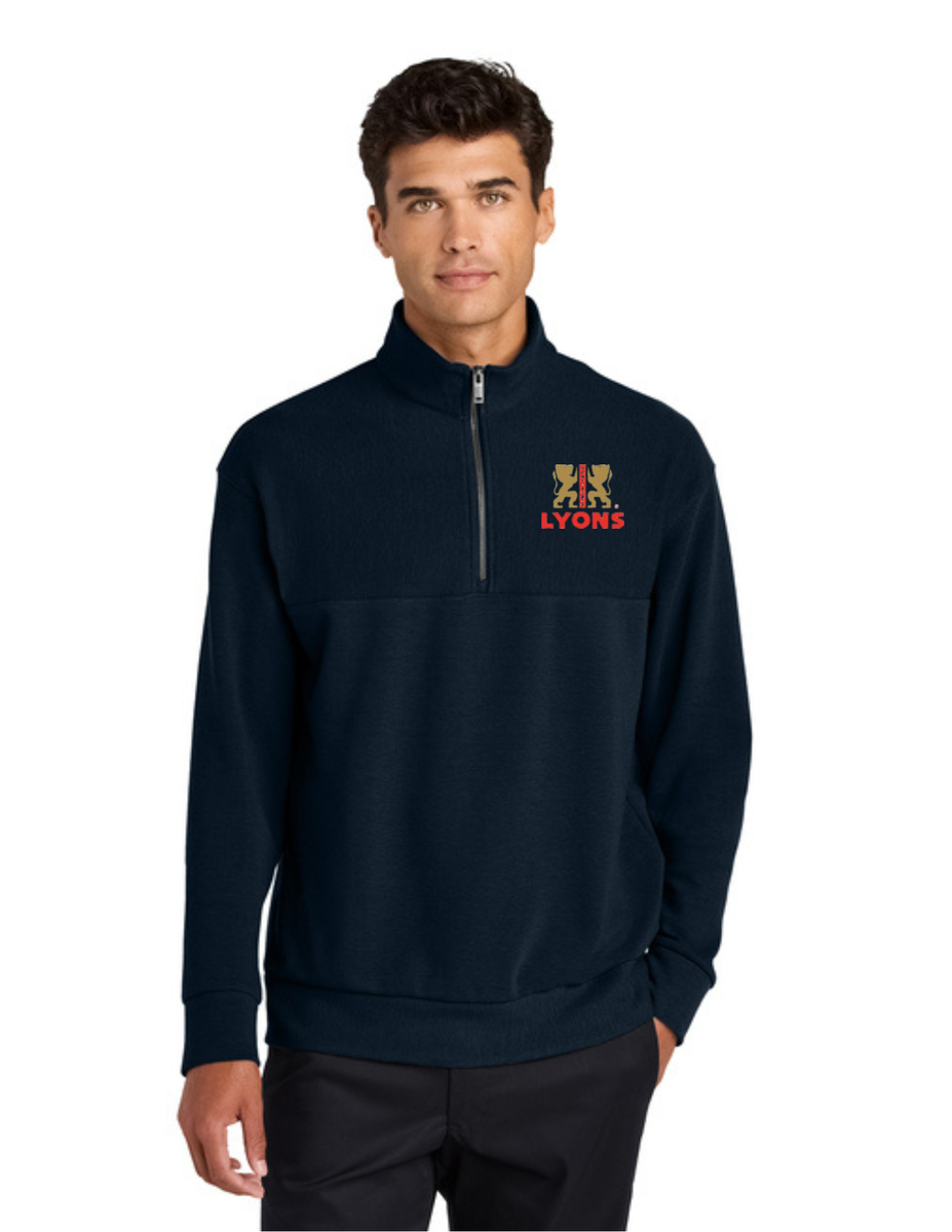 Lyons Linear Texture 1/4-Zip - MM3040 – LyonsEmployeeStore